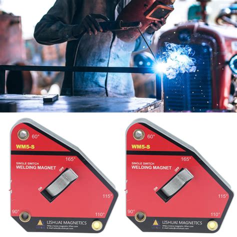 Wm5 S Single Switch Multi Vinkel Magnetisk Svetshållare Stark På Av Neodymium Magnet Svetsklämma