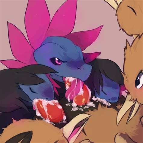 Rule 34 3 Heads Avian Closed Eyes Cum Cum On Face Dodrio Dragon Female Hydreigon Licking Male