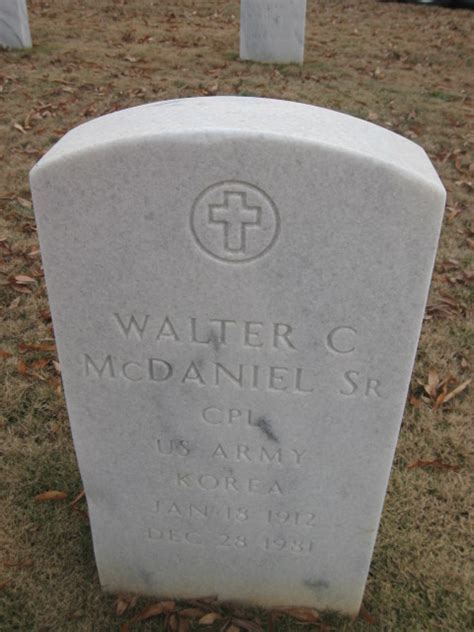 Walter Clifton Mcdaniel Sr 1912 1981 Find A Grave äreminne