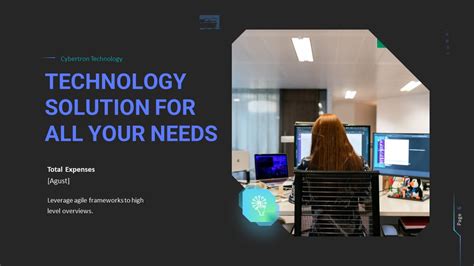 Techzen Modern Technology Powerpoint Template Presentation Templates