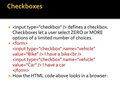 Designing Web Pages Html Forms And Input Ppt