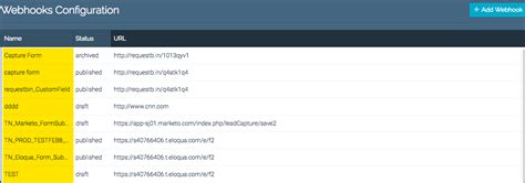 Vex Webhook Field Definitions Pathfactory