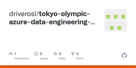 Github Driverosltokyo Olympic Azure Data Engineering Project