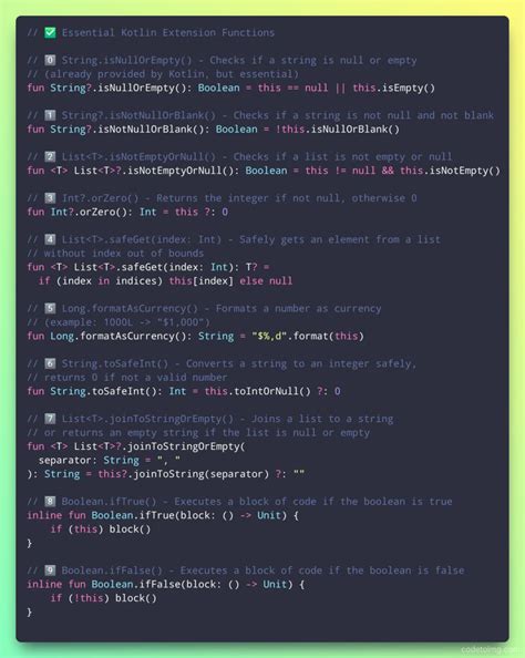 Kotlin Extensions You Must Have Jesus Rodriguez