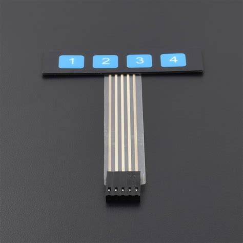 Dc 4 Key Matrix Membrane Switch Control Module Keypad Rees52