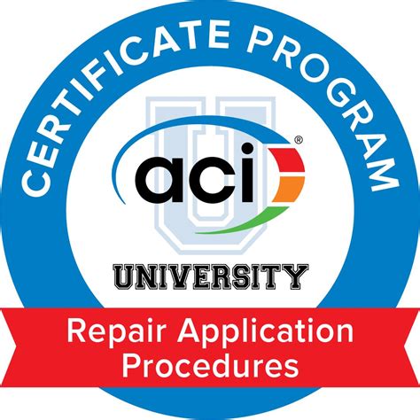 Aci Certification Construction Professionaldevelopment Meshal