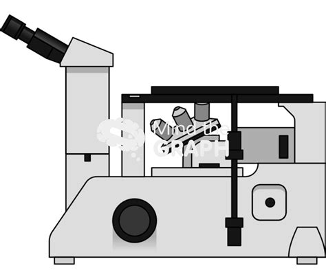 Free Optical Metallographic Microscope Side Icons Symbols Pictures