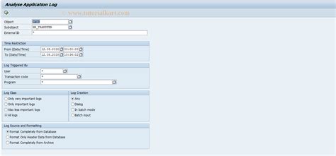 Cacs Disptrflog Sap Tcode Logs For Transfer To Bp System