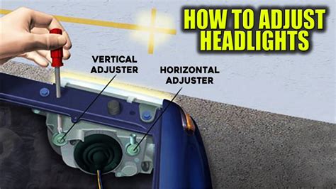 How To Adjust Align And Aim Car Headlights At Home Headlight
