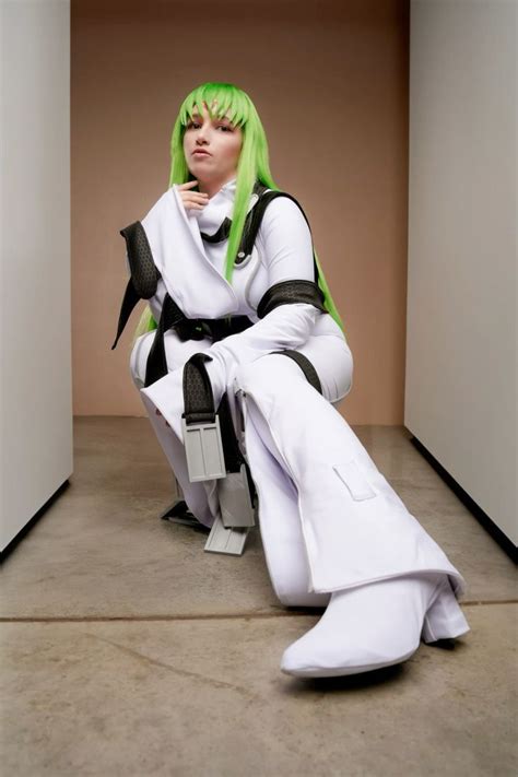 C Code Geass Cosplay White Jumpsuit Outfit Cosplay Female Jumpsuit Outfit