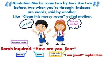 Quotation Marks Anchor Chart By Miss Grobman TPT
