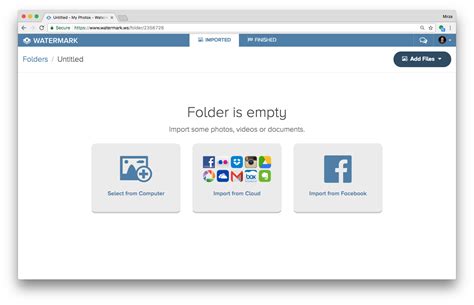 Empty Folder Upload Files Watermarkws Blog