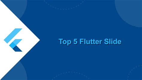 Top 5 Flutter Slide Widgets Package Widget Flutter Slide
