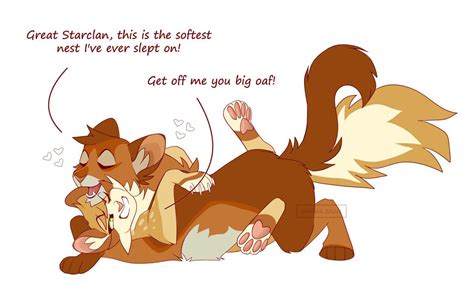 Warrior Cats Sandstorm And Firestar Mating