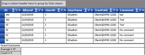 Exchange Manager Help Summarize Data In A Data Grid