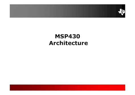 PDF EES05 MSP430 Microcontroller DOKUMEN TIPS
