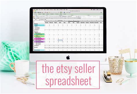 Etsy Seller Spreadsheet Bookkeeping Template For Etsy Shop Etsy