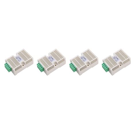 4x Temperature Humidity Transmitter Rs485 Sht20 Sensor Modbus Rtu Acquisition Module Transducer