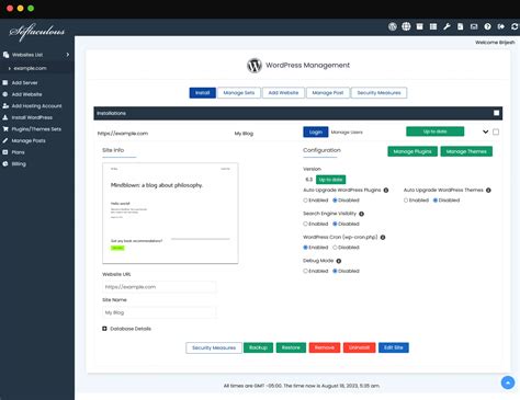 Softaculous Apps And Wordpress Manager