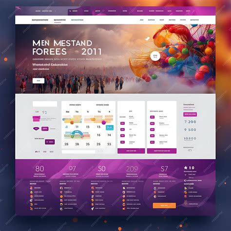 Premium Photo Web Dashboard Event Management Event Planning And Attendee Management Cale