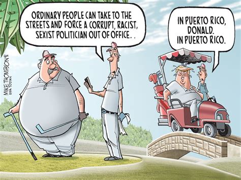 Political Cartoon Trump As President