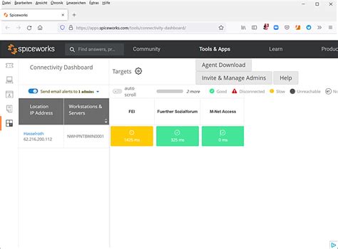 connectivity dashboard bug fix spiceworks support spiceworks community