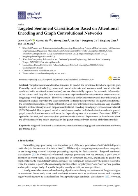 Pdf Targeted Sentiment Classification Based On Attentional Encoding