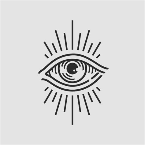 All Seeing Eye Royalty Free Vector Image Vectorstock