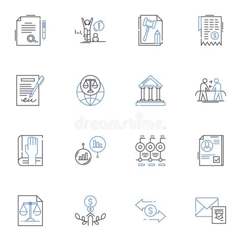 Gender Studies Line Icons Collection Equality Feminism Masculinity