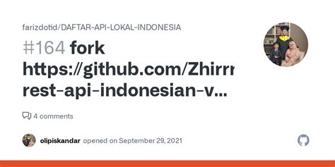 Fork Https Github Zhirrr Islamic Rest Api Indonesian V Issue Farizdotid Daftar
