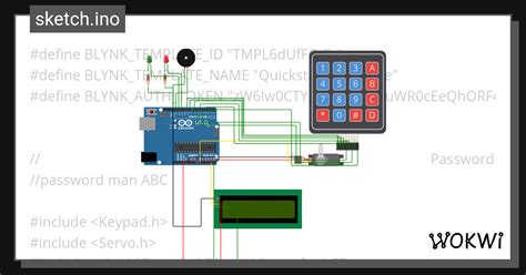 Keypad Thingy Copy Wokwi Esp32 Stm32 Arduino Simulator