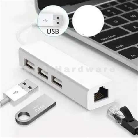 Promo Usb To Lan Ethernet External Network Card With Usb Hub Diskon 23 Di Seller PrimaStore