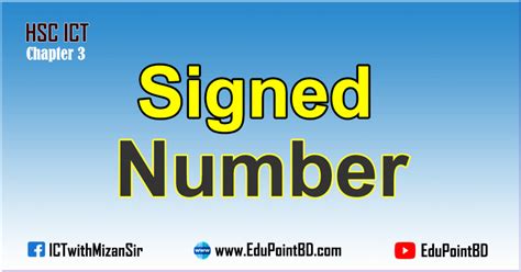 Signed Number 1s Compliment Form 2s Complement Form
