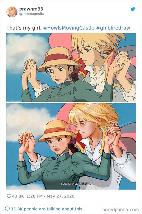 Viral Challenge Has People Redrawing Studio Ghibli Characters In Their Own Style And Heres