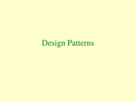 ppt design patterns powerpoint presentation free download id 291236