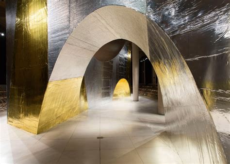 Amo Forms Metallic Arches Over Miu Mius Ss16 Catwalk