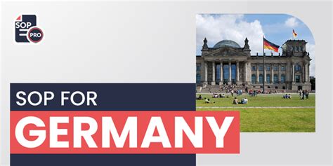 Sop For Germany Sop Pro