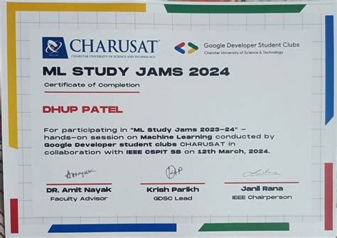 Dhup Patel On Linkedin Machinelearning Ai Gdsc Charusatuniversity Learning Techevents