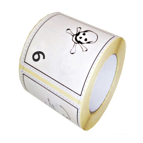 Etiqueta Adr Clase Materias T Xicas Adhesivo