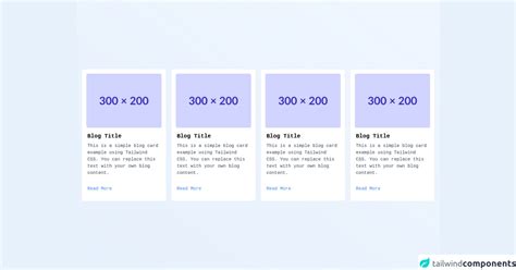 Tailwind Css Blog Card Entry Grid Cards Grid List