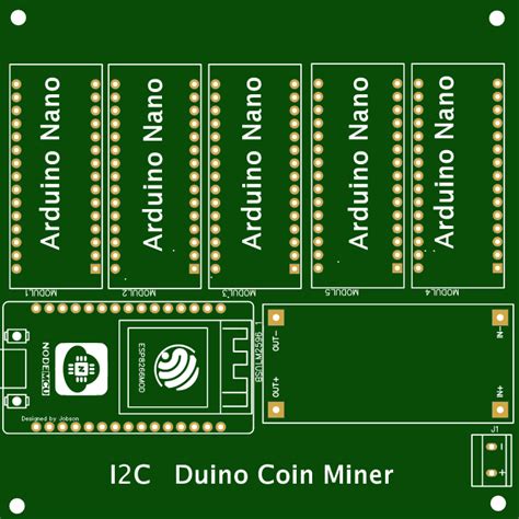 Gerber PCB Duino Coin Miner 2021 12 14 Share Project PCBWay