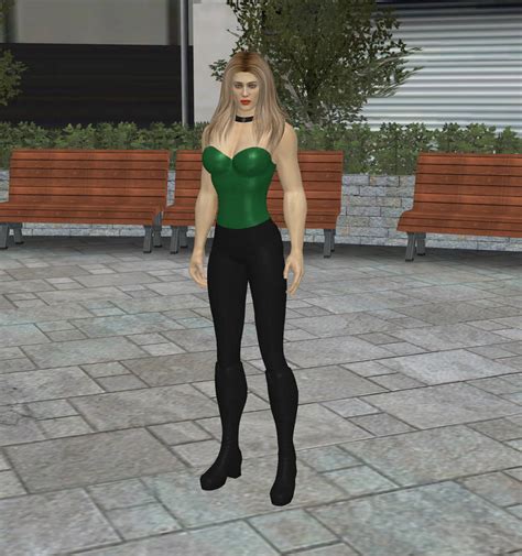 Sonya Green Corset Dl By Dim On Deviantart