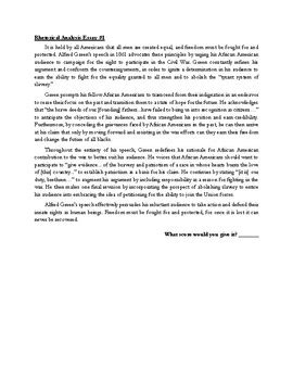 Rhetorical Analysis AP Lang Scoring Practice By The Teacher Writer