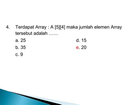 Struktur Data Soal Latihan Ppt