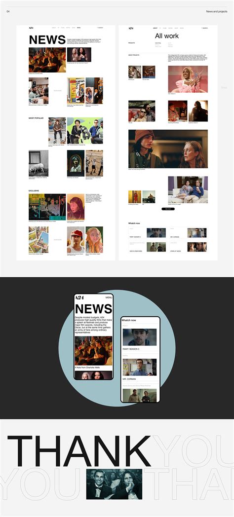 A24 — Studio website on Behance