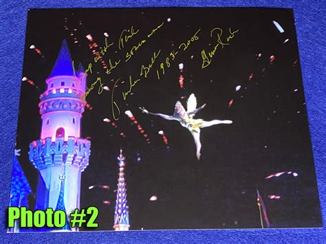 8x10 Tinker Bell Autograph Signature Photo Gina Rock Etsy Australia