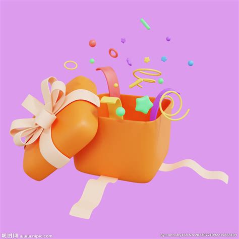 3d礼品礼物 设计图 其他 动漫动画 设计图库 昵图网