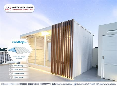 Atap Upvc By Rooftop Untuk Container House