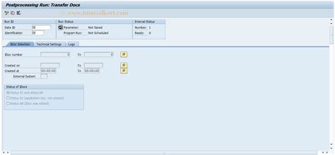 Fkkebstoicopae Sap Tcode Post Processing Run Transfer Docs