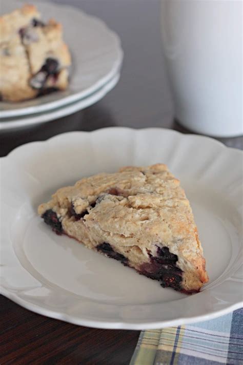 Vanilla Blueberry Scones Apple A Day